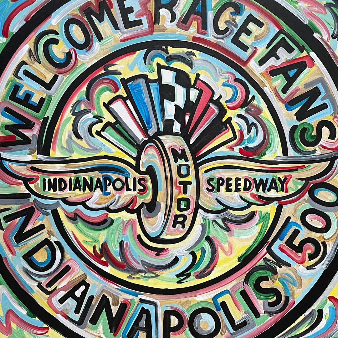 IMS Storm Striker Art by Justin Patten 30x30 Officially Licensed Indy ...