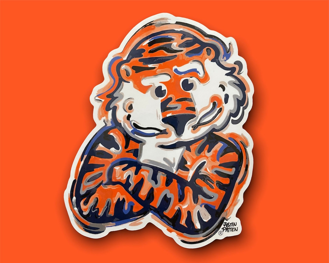 Auburn University Aubie Sticker by Justin Patten (storm Striker Art ...