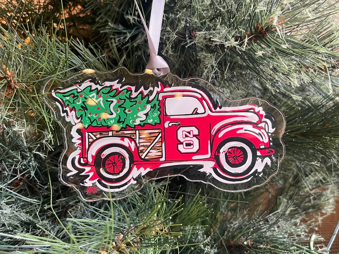 North Carolina State Truck Ornament by Justin Patten (storm Striker Art ...