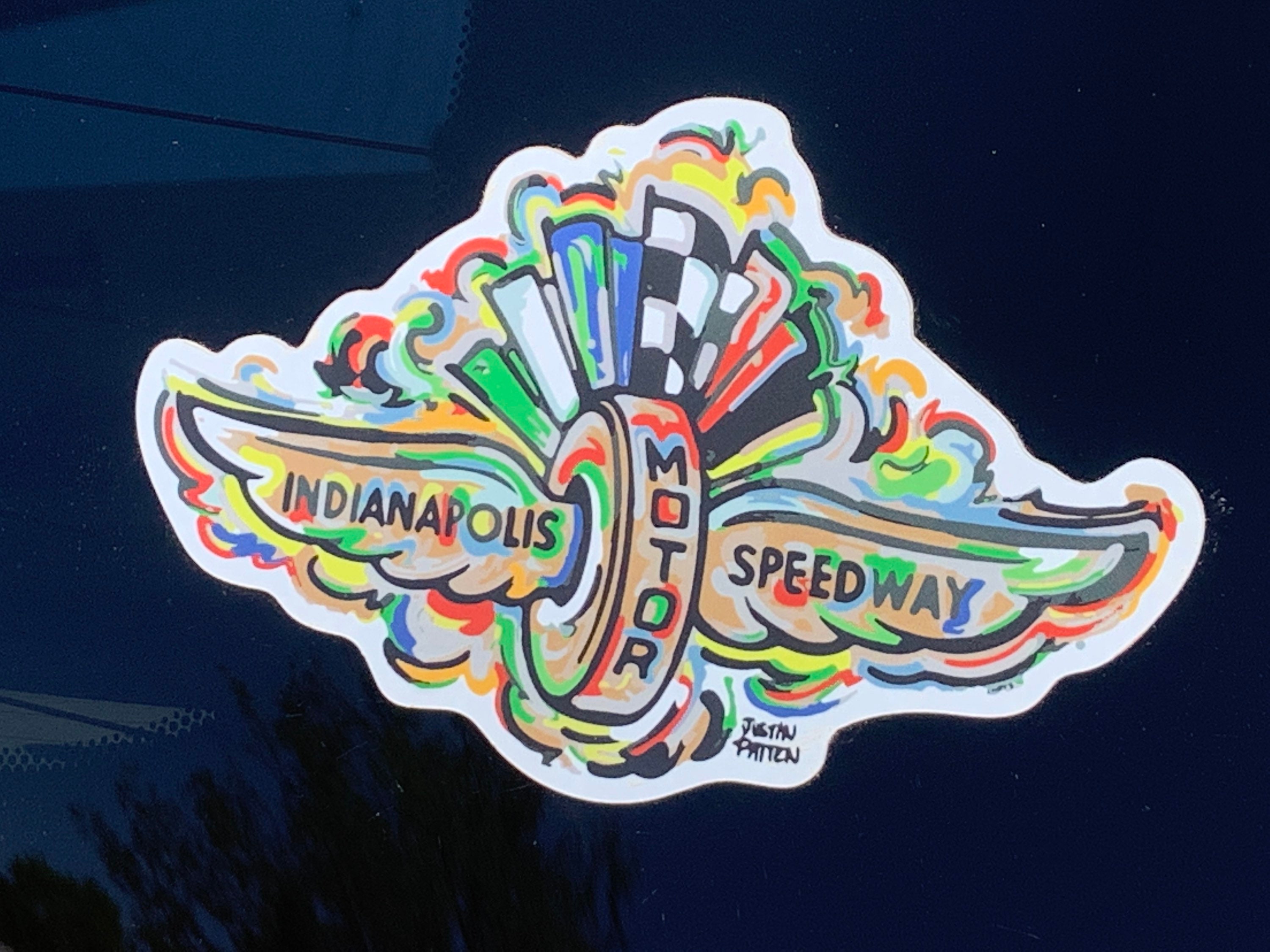 Sticker IMS Storm Striker Art by Justin Patten Indy 500 Vinyl | Etsy