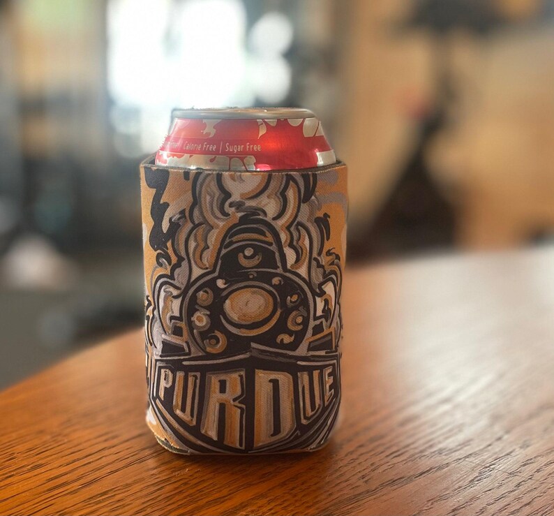 Purdue University Drink Sleeve by Justin Patten (x2)(storm Striker Art ...