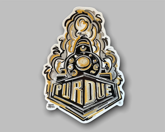 Sticker Purdue Storm Striker Art by Justin Patten Purdue - Etsy