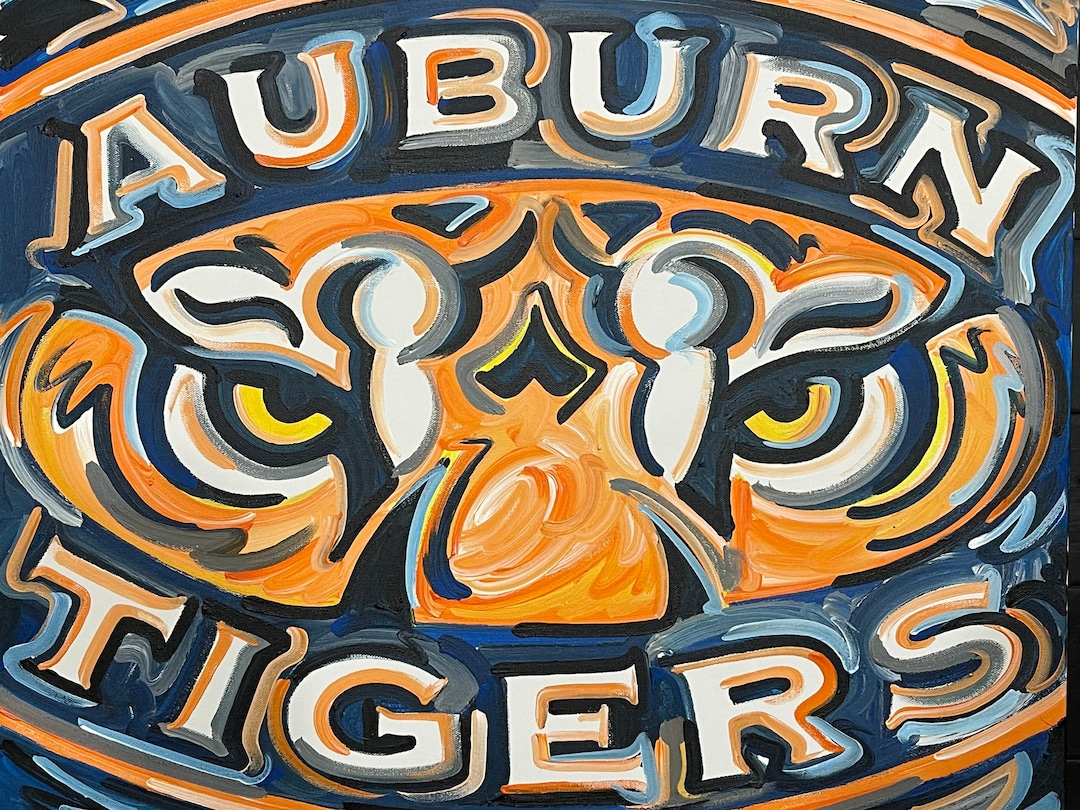 Made to Order Auburn University Painting by Justin Patten. Size 30”x24 ...