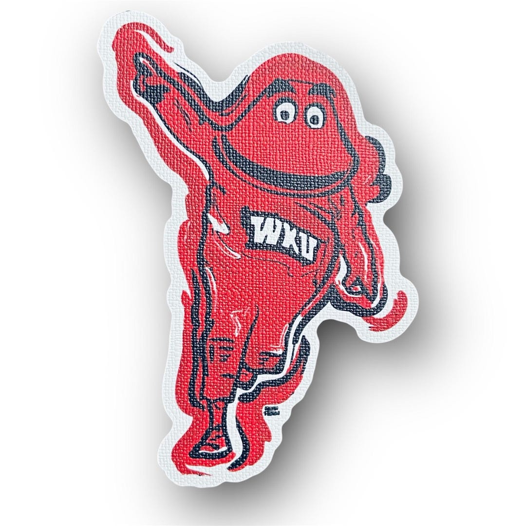 Western Kentucky University Big Red Mascot Durable Sticker by Justin ...