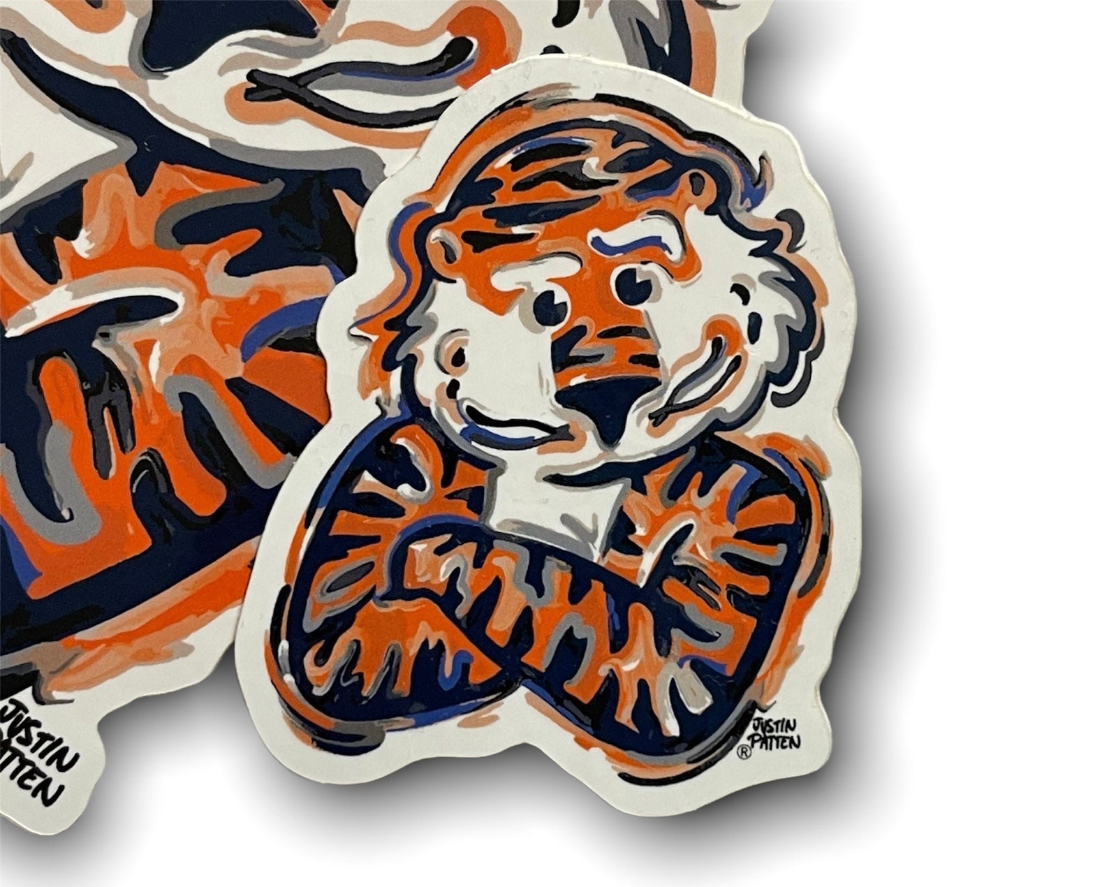 Auburn University Aubie Mini Vinyl Sticker by Justin Patten (storm ...
