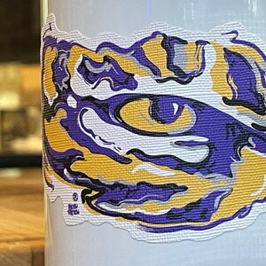 LSU Eye Durable Sticker by Justin Patten (storm Striker Art, Mike the ...