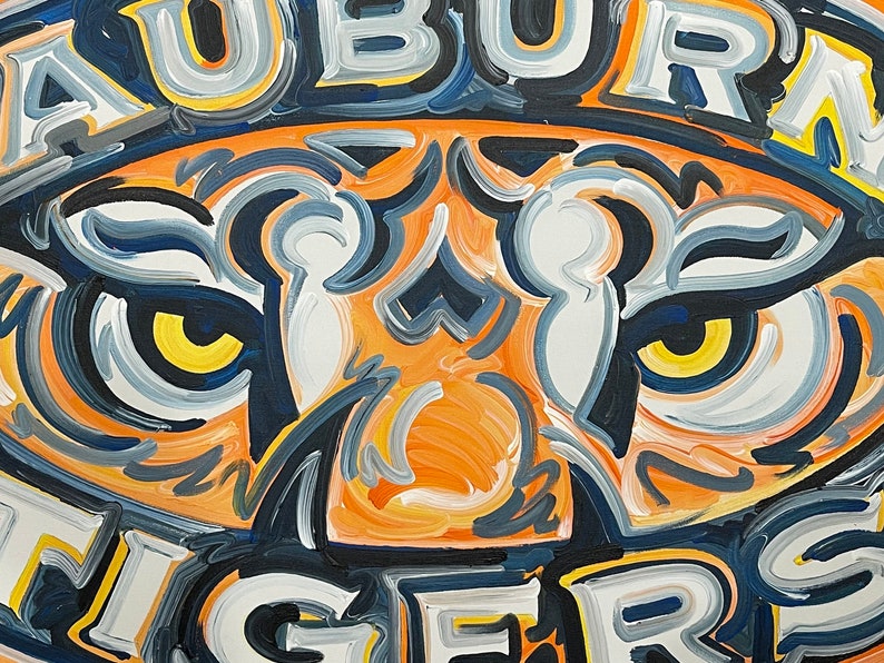 Made to Order Auburn University Painting by Justin Patten. Size 30”x24 ...