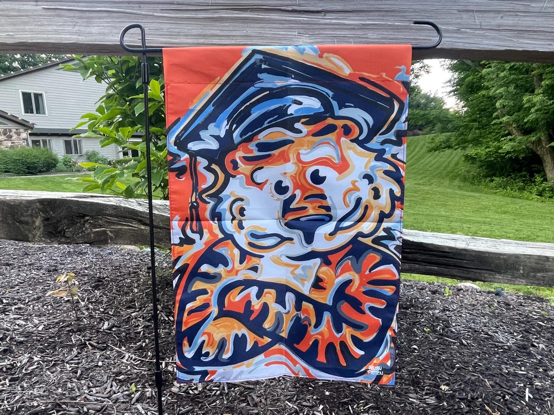 Auburn University Graduation Aubie 12"x18" Garden Flag by Justin Patten ...