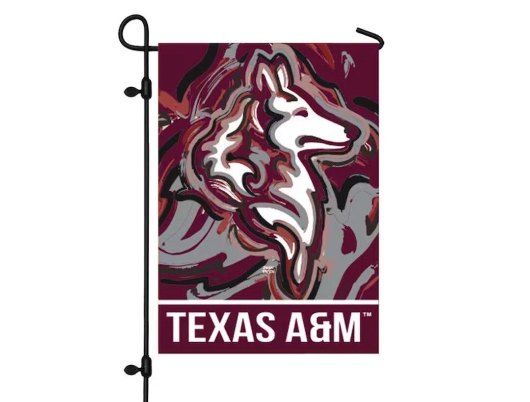 Texas A&M Mascot Garden Flag 12" X 18" by Justin Patten (storm Striker ...