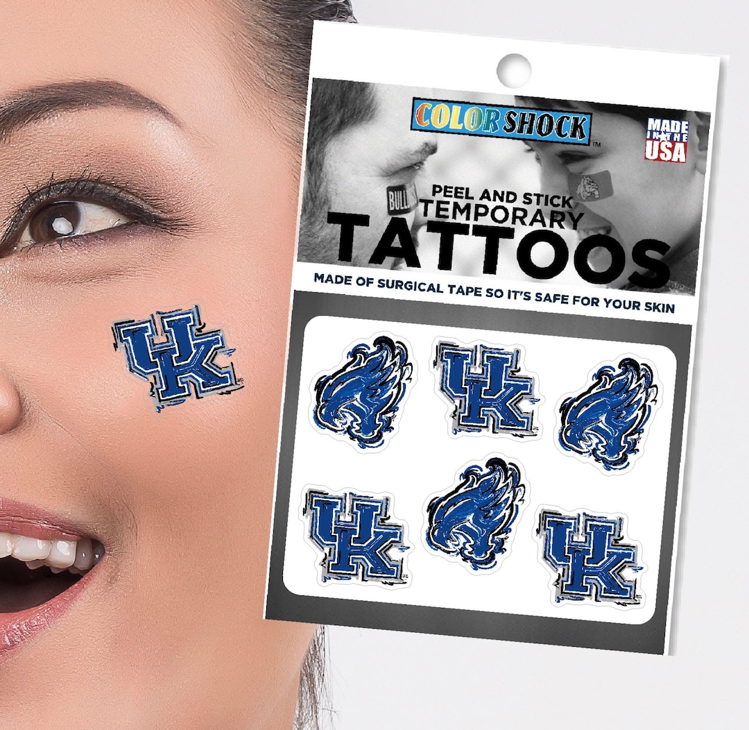 University of Kentucky Body Cal Sticker by Justin Patten (face Sticker ...