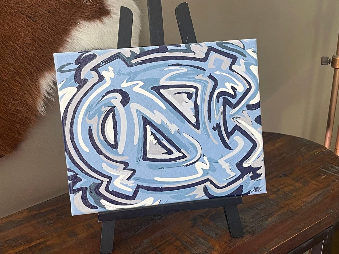 University of North Carolina 8" X 10" UNC Wrapped Canvas Print by ...
