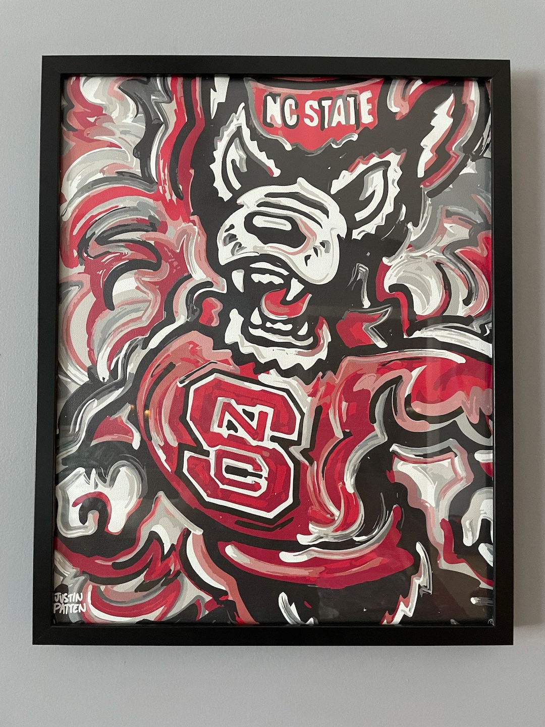 North Carolina State University 16"x 20" Rolled Print by Justin Patten ...