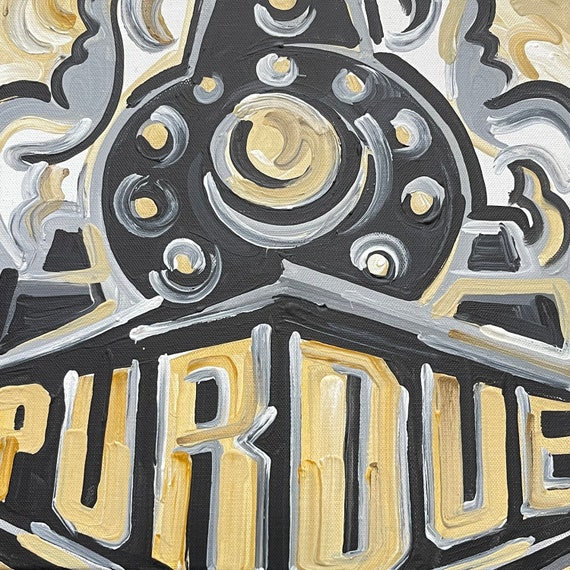 Purdue University Painting by Justin Patten 12x12 - Etsy