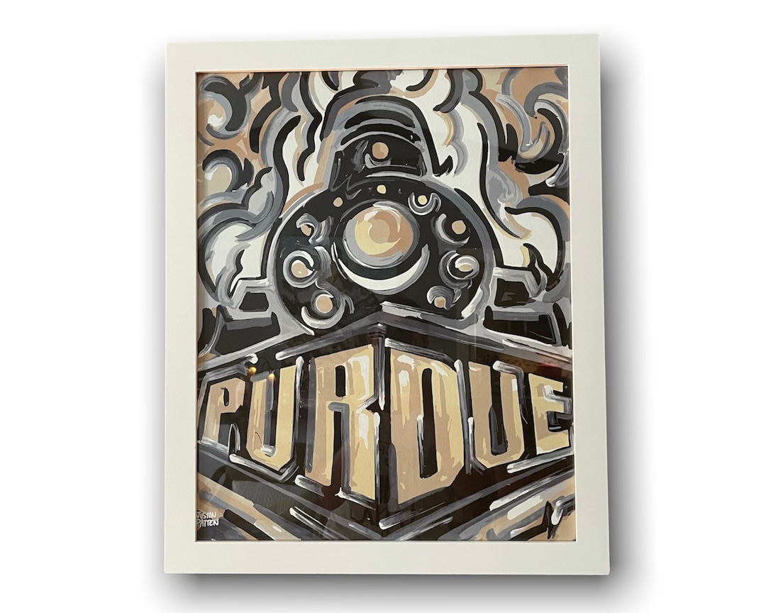 Print Purdue Storm Striker Art by Justin Patten 16x20 Officially ...