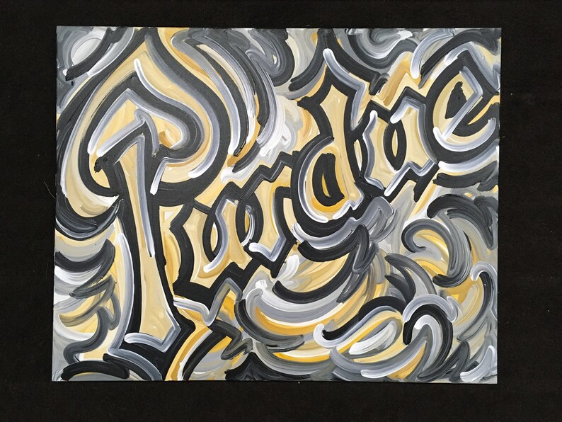 Made to Order Purdue University Painting by Justin Patten. Size 24"x30 ...