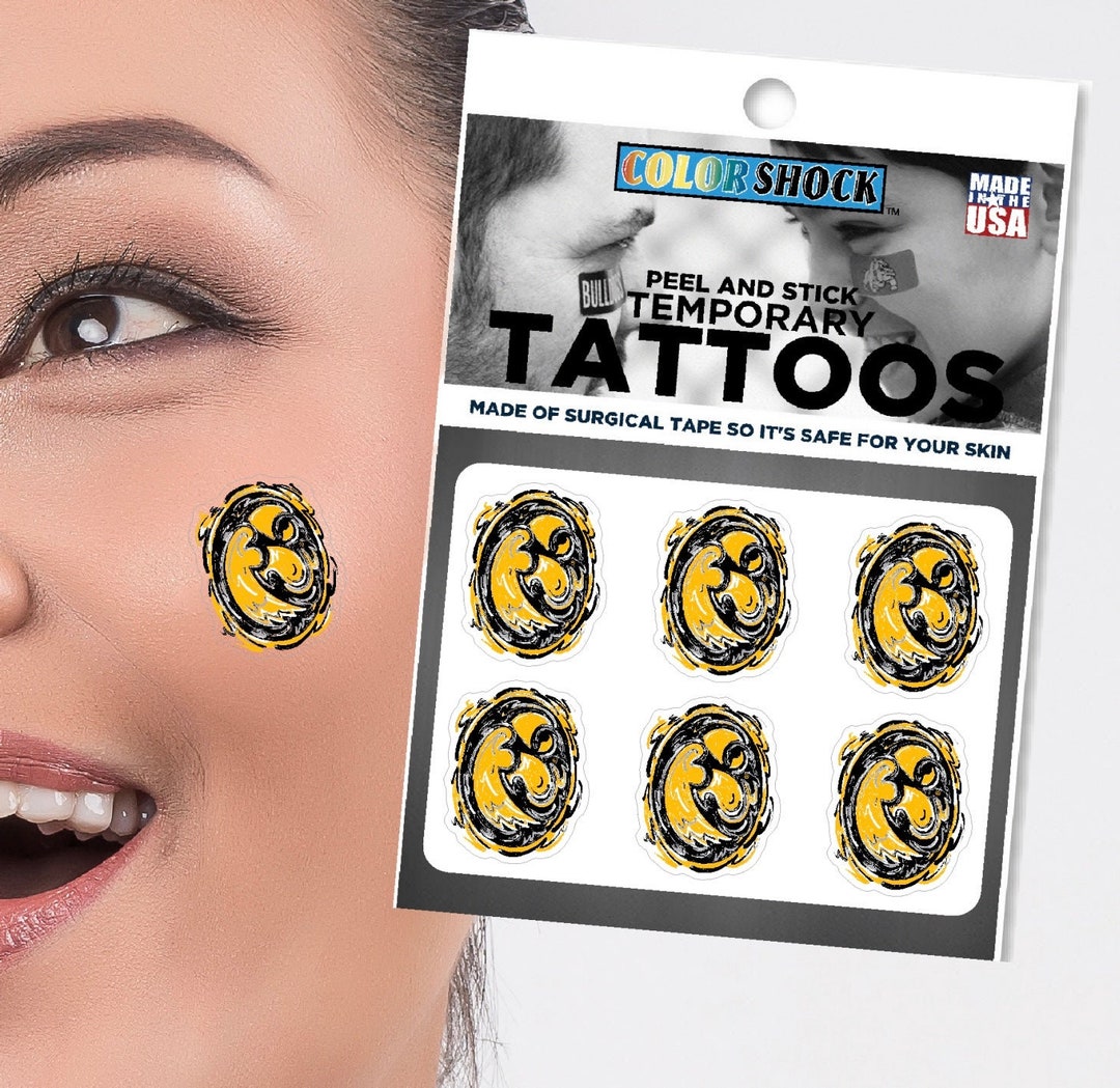 University of Iowa, Tiger Hawk, Body Cal Sticker by Justin Patten (face ...