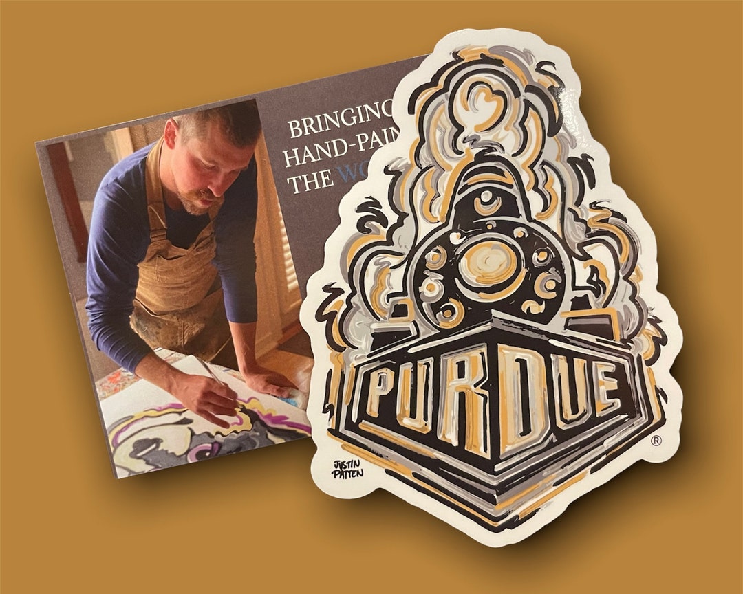 Purdue Train Magnet Created by Storm Striker Art by Justin Patten Size ...