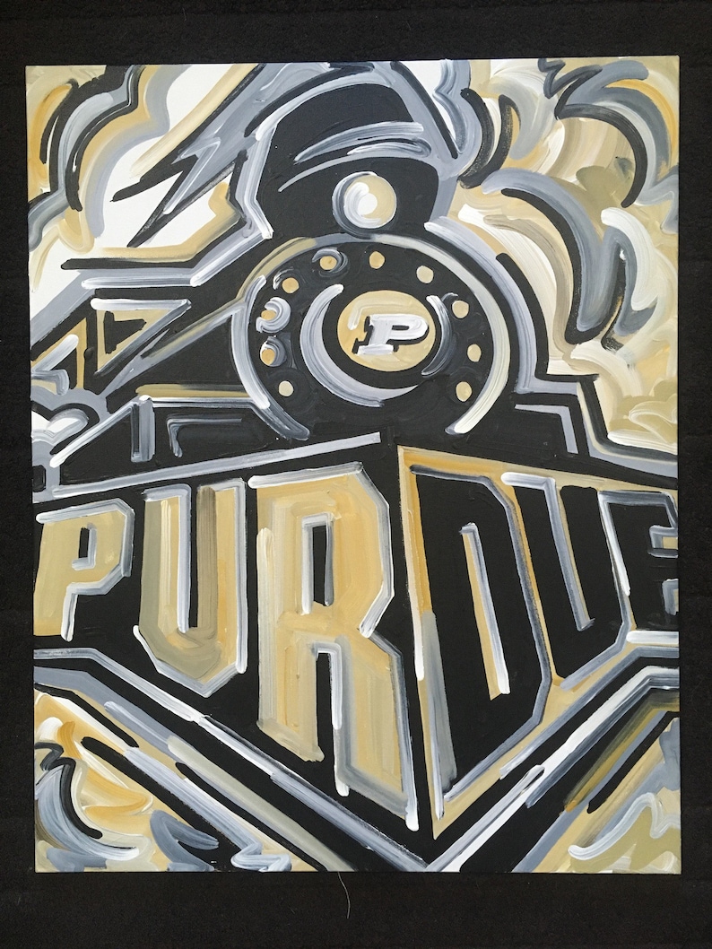 Made to Order Purdue University Painting by Justin Patten. - Etsy