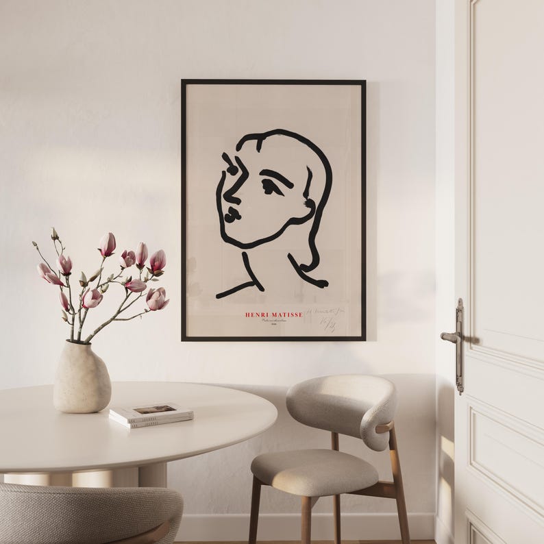 Henri Matisse Nadia Aux Cheveux Lisses 1948 Art Print | Vintage Wall ...