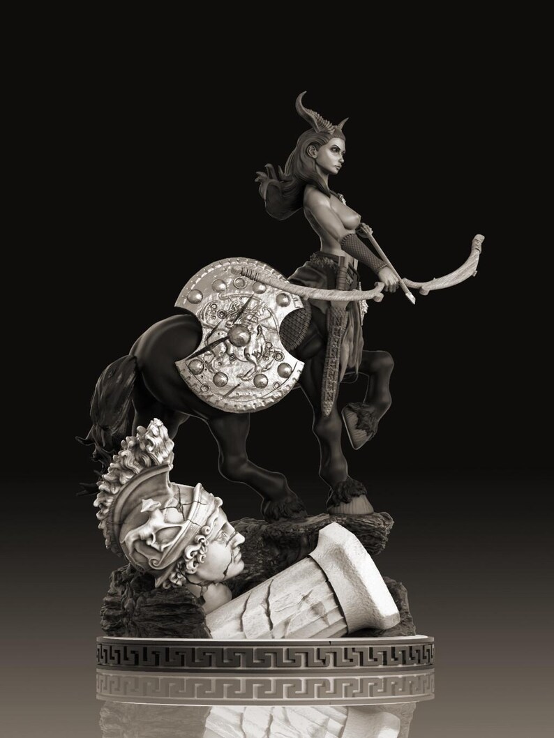 3d Printer Files,stl Model,3d Archer Woman Figure,3d Fantastic Figure ...