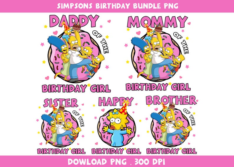 The Simpson Family Birthday Png, the Simpson Birthday Png, Birthday Boy ...