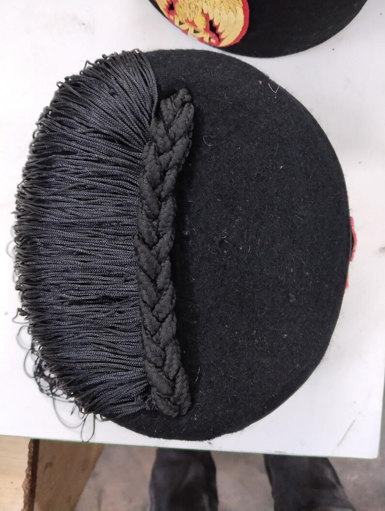 Handmade WW2 Italian Fascist Fez Hat: Mussolini Fasces Badge - Etsy