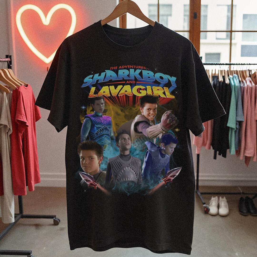 Vintage Jacob Sharkboy Shirt Team Sharkboy, Sharkboy and Lava Girl ...
