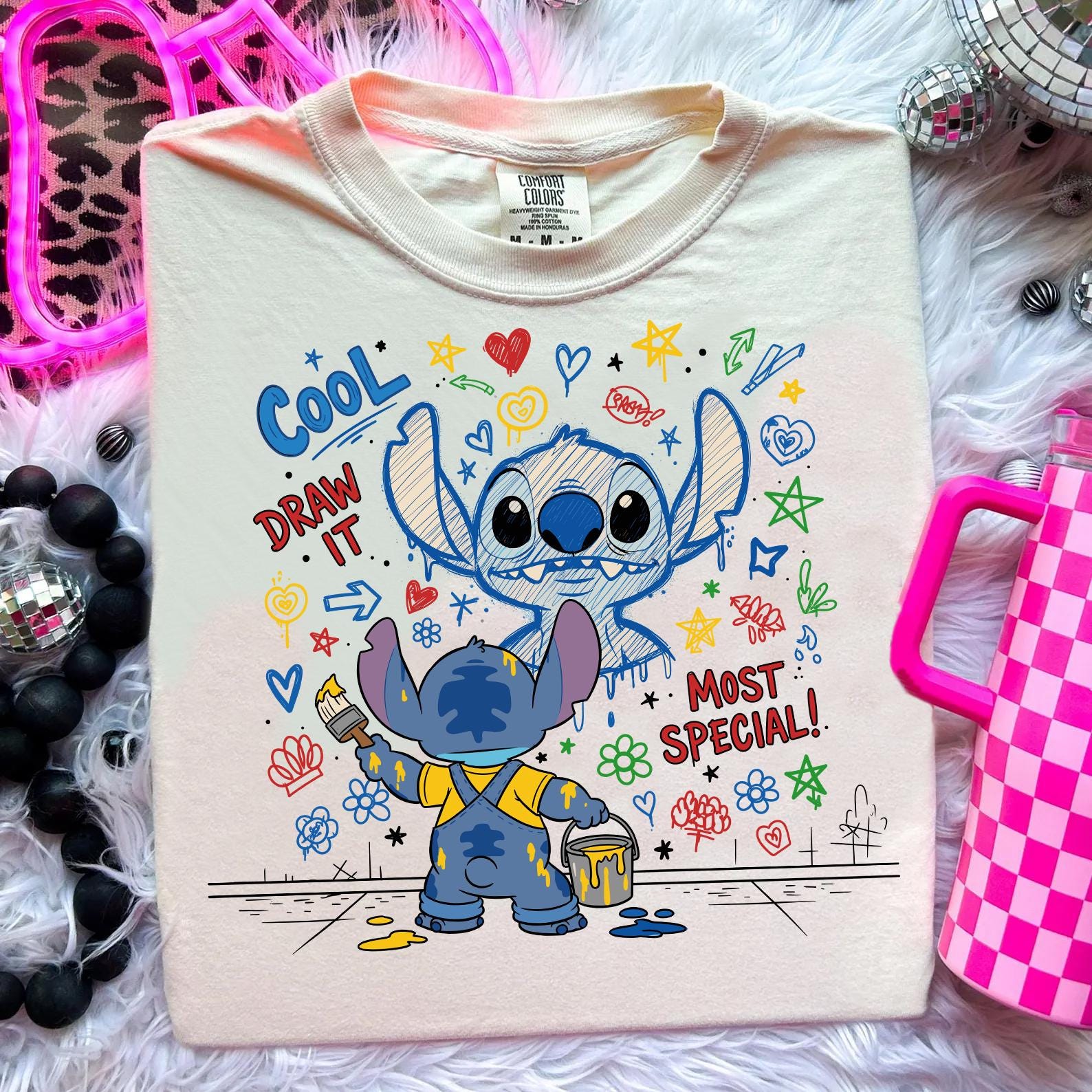 Retro Graffiti Stitch PNG, Street Art, Family Vacation (digital File ...