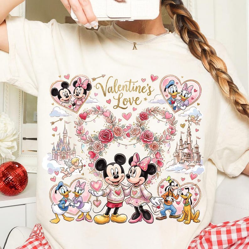 Valentine’s Love PNG | Mickey Minnie Donald Daisy Goofy | Disney ...