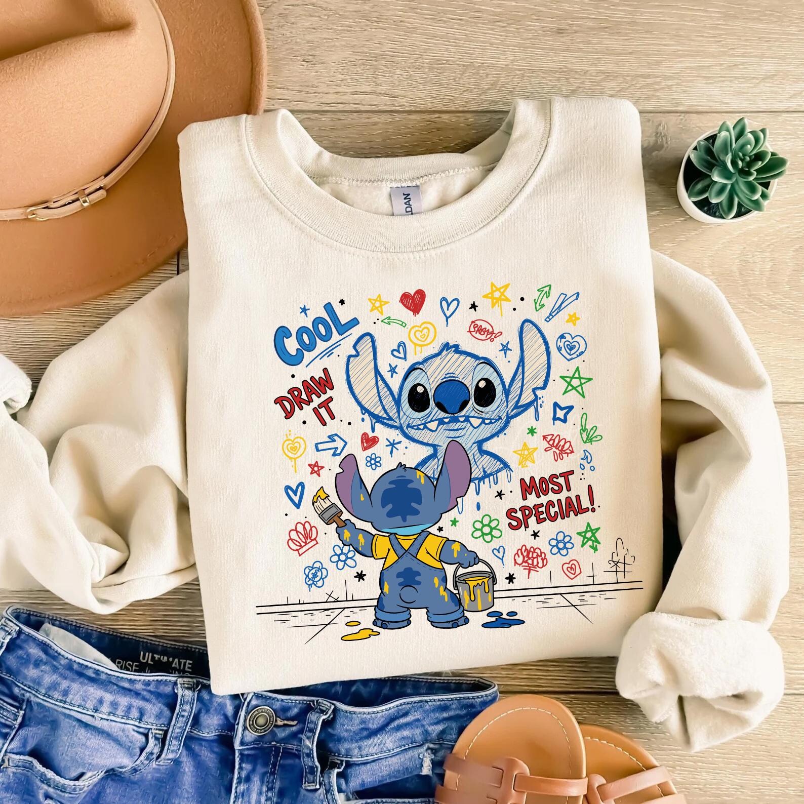 Retro Graffiti Stitch PNG, Street Art, Family Vacation (digital File ...