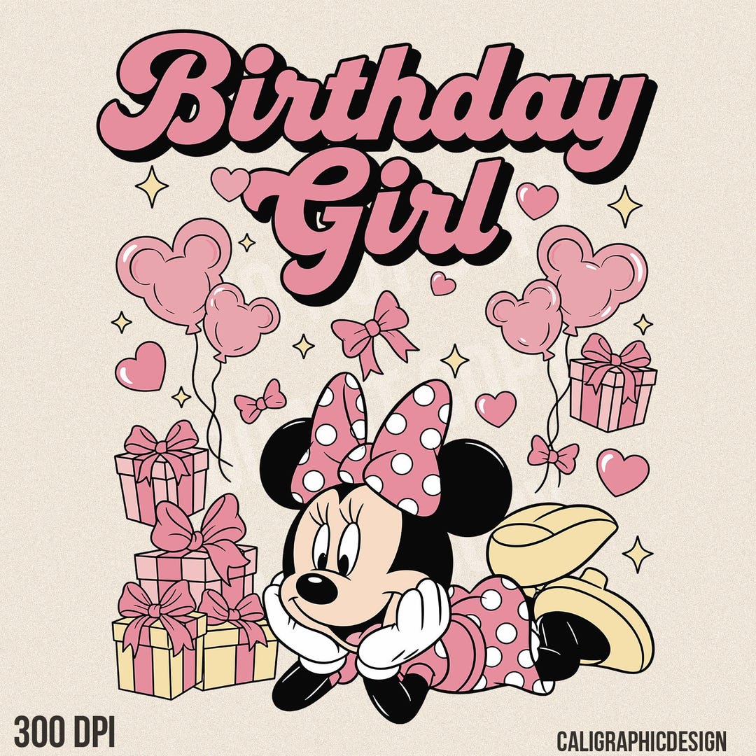 Magical Minnie Mouse Birthday Trip PNG Bundle (digital Download) - Etsy