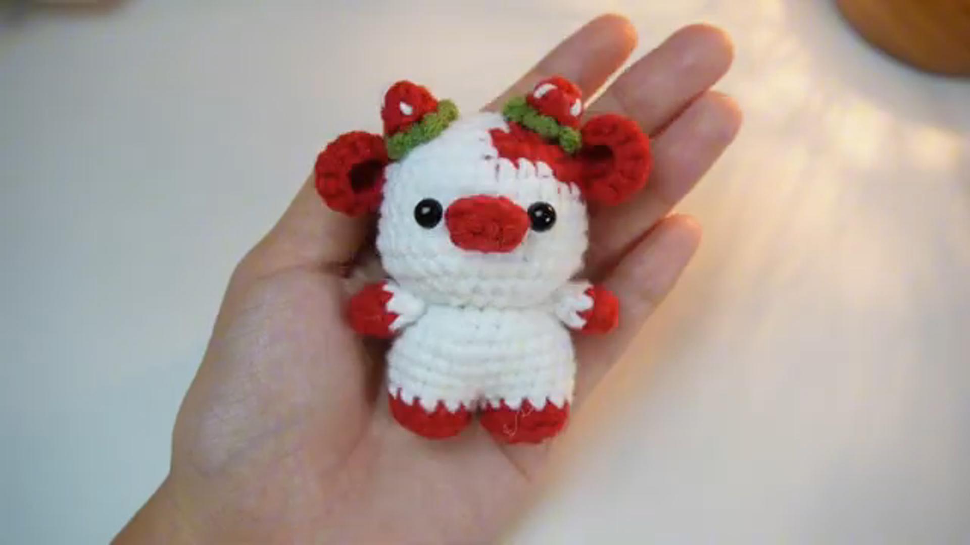 Amigurumi Crochet Pattern PDF – Mochi Cow – Cute Kawaii Cow Plushie ...