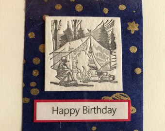 Adventure Birthday Card for Camping Enthusiast - Etsy