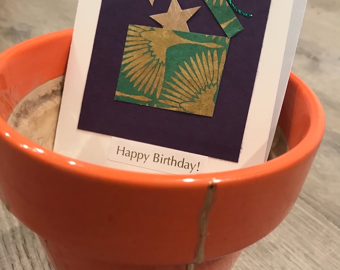 Kintsugi Flower Pot Birthday Gift Set - Etsy