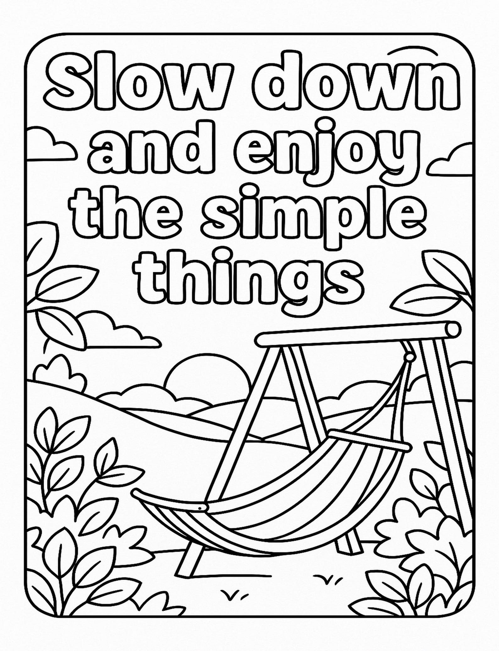 A Moment of Calm – Printable Coloring Book for Adults & Seniors (22 ...