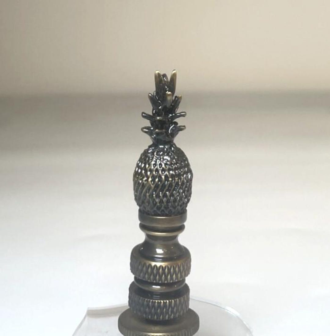 Finials Antique Brass Pineapple Lamp Finial 2.25" - Etsy