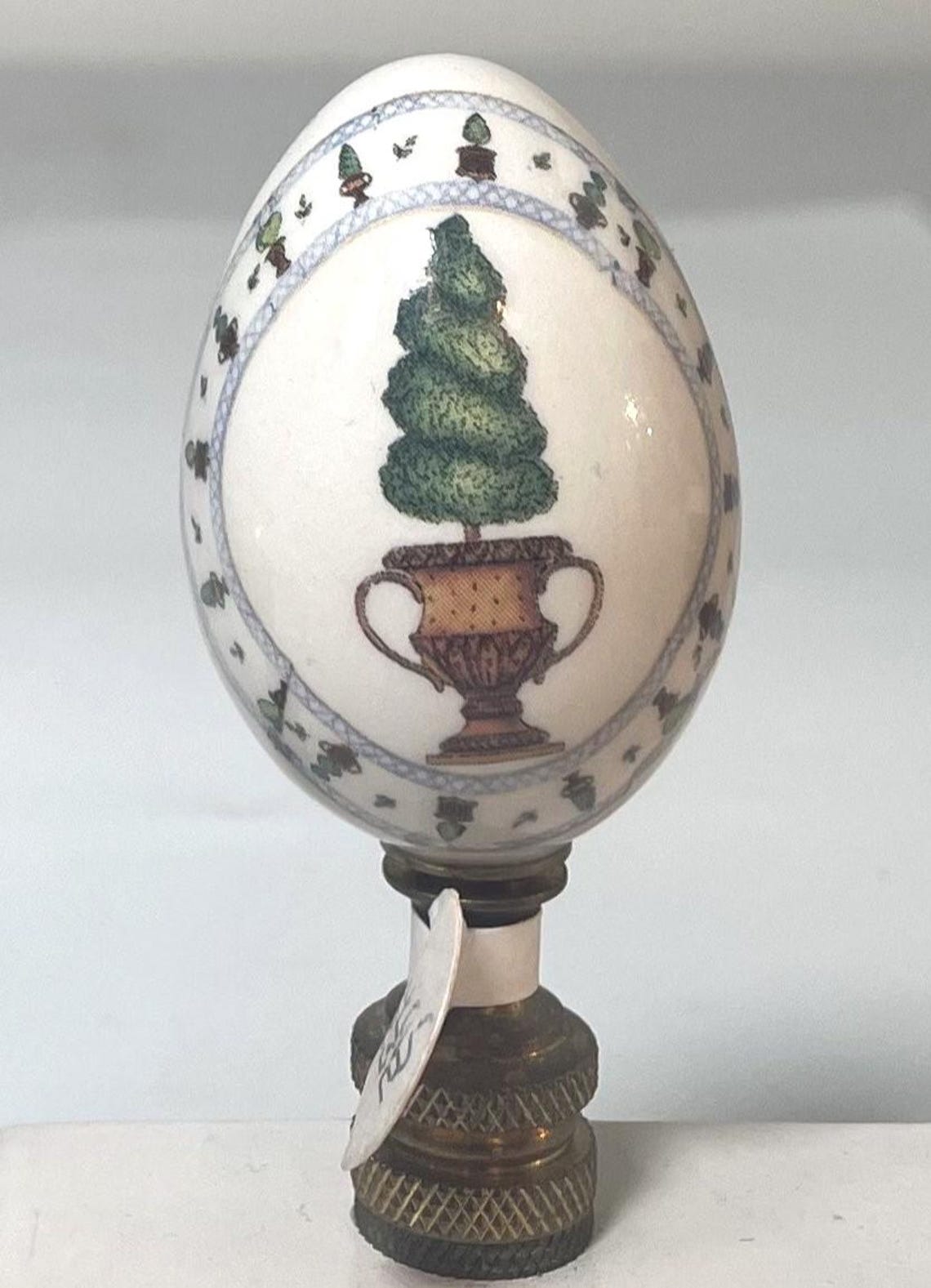 Finials Oval Beautiful Topiary Lamp Shade Finial New 3" - Etsy