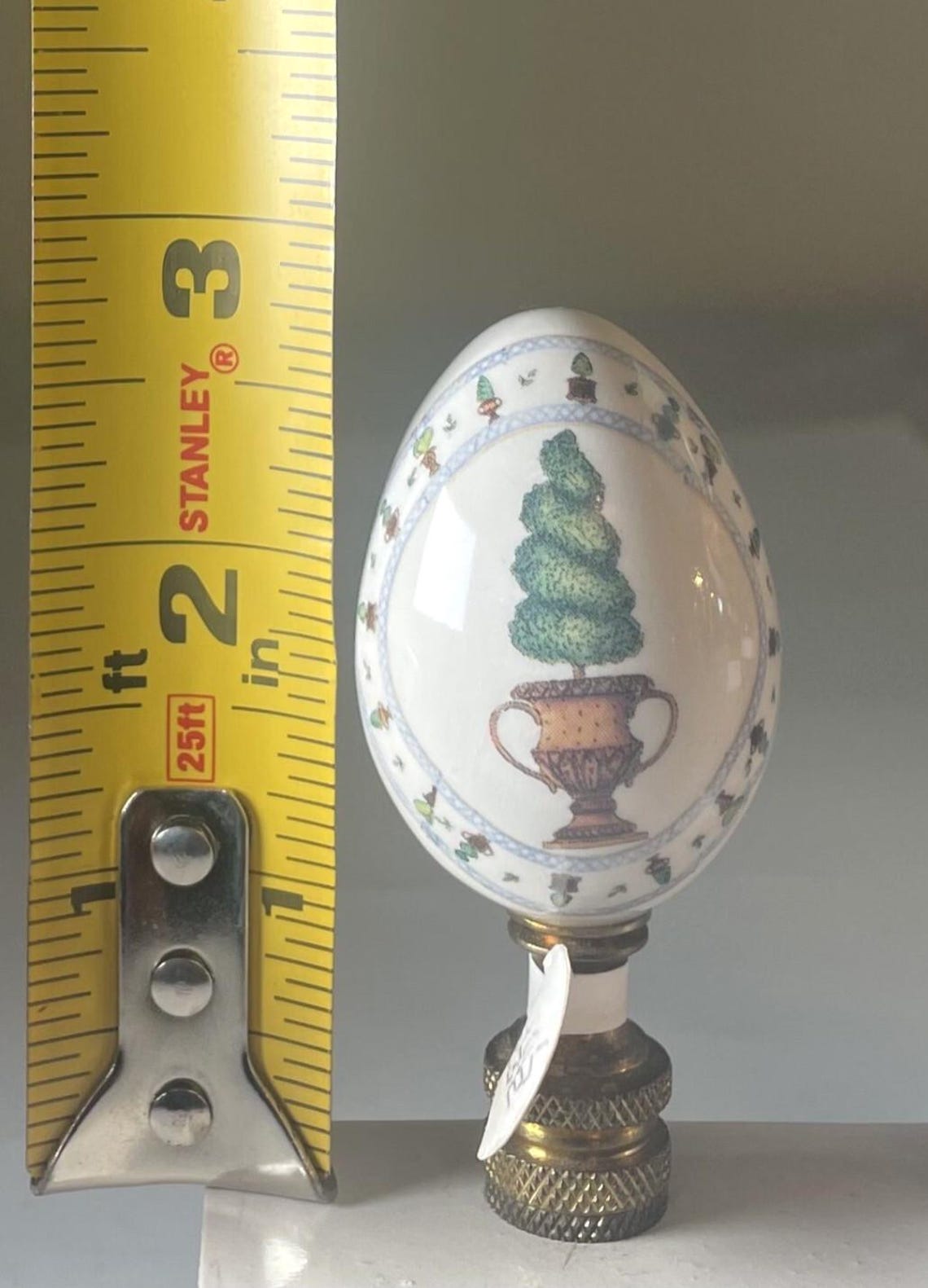 Finials Oval Beautiful Topiary Lamp Shade Finial New 3" - Etsy