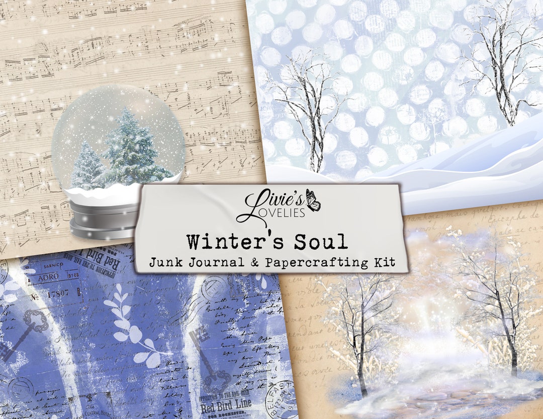 WINTER'S SOUL - Instant Download - Journal Kit - Journal Cards - Mixed ...