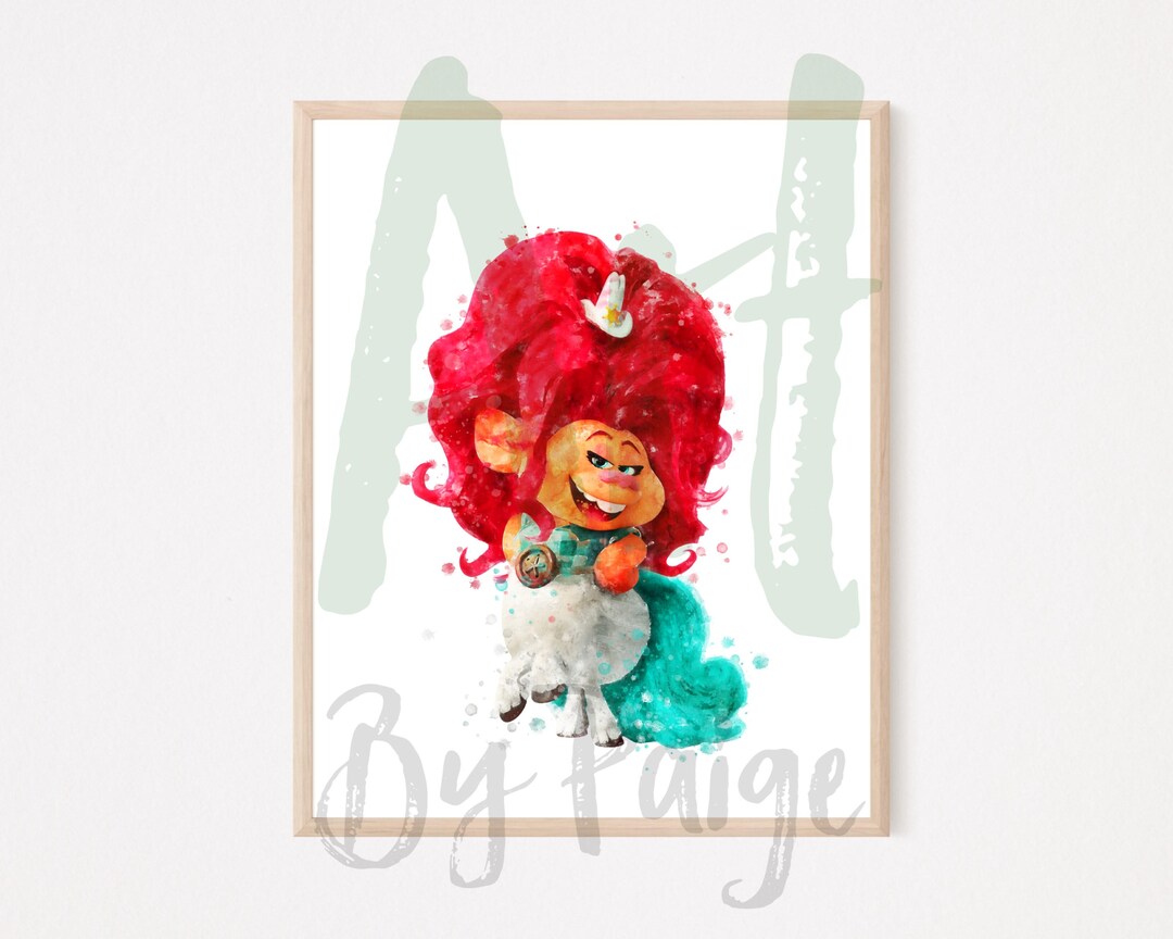 Trolls: Delta Dawn Watercolour Art Print - Etsy