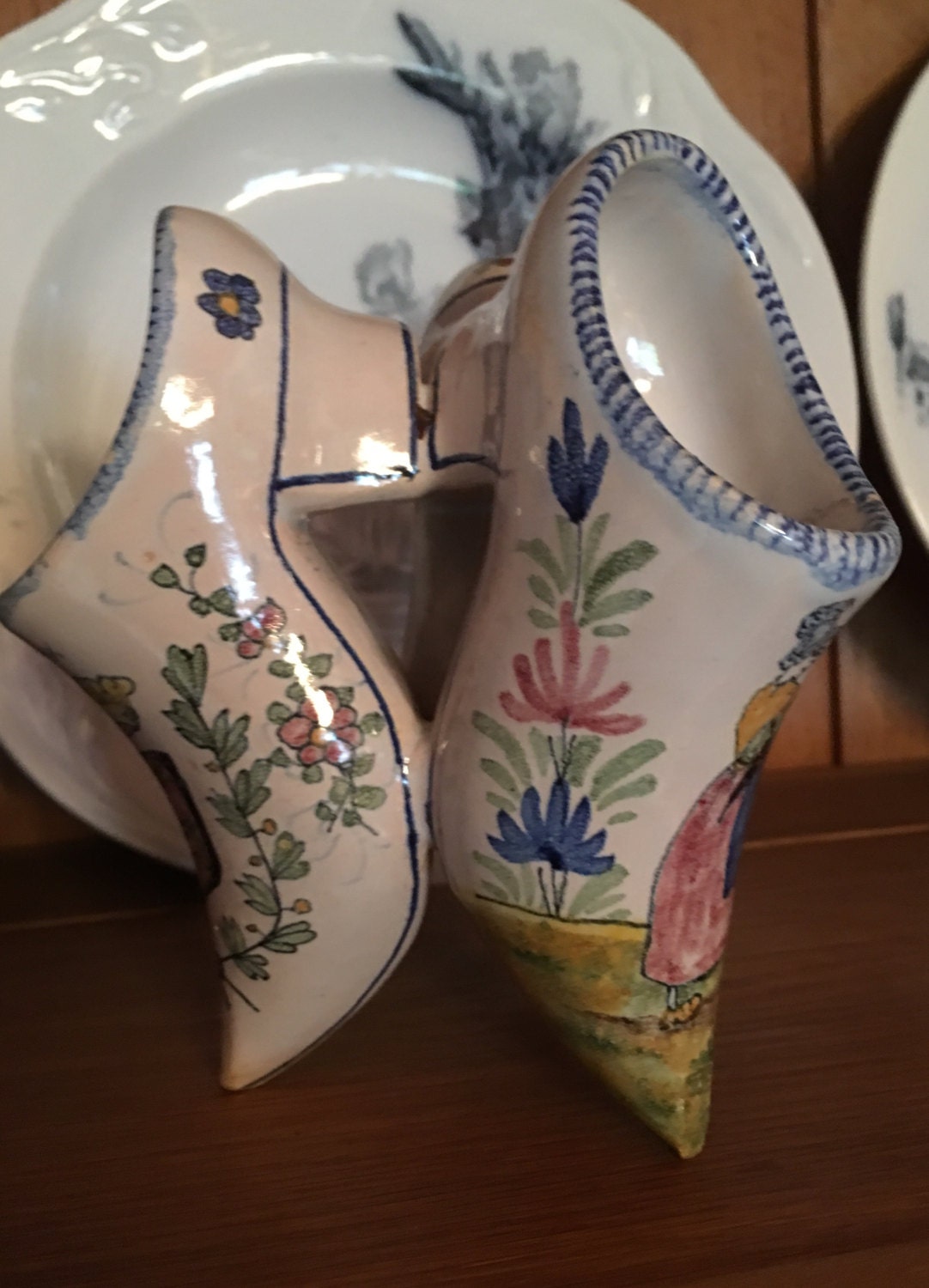 Vintage Antique French Country Quimper Pottery - Etsy