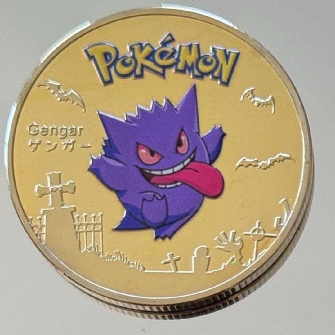Exclusive GENGAR POKEMON COIN - Rare, One of a Kind Collectible (in ...