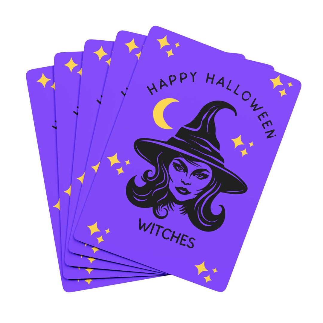 Halloween Themed Poker Playing Cards | Spooky Card Deck | Halloween ...