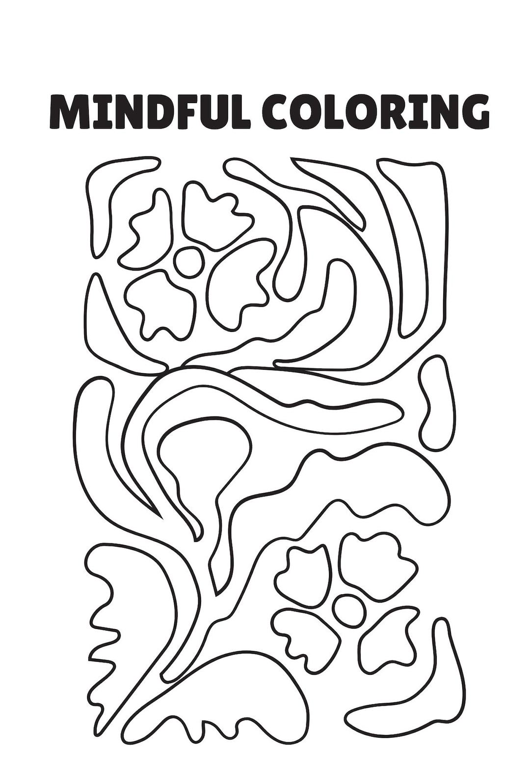 Mindful Coloring Pages – Printable Relaxation Activity for Kids ...