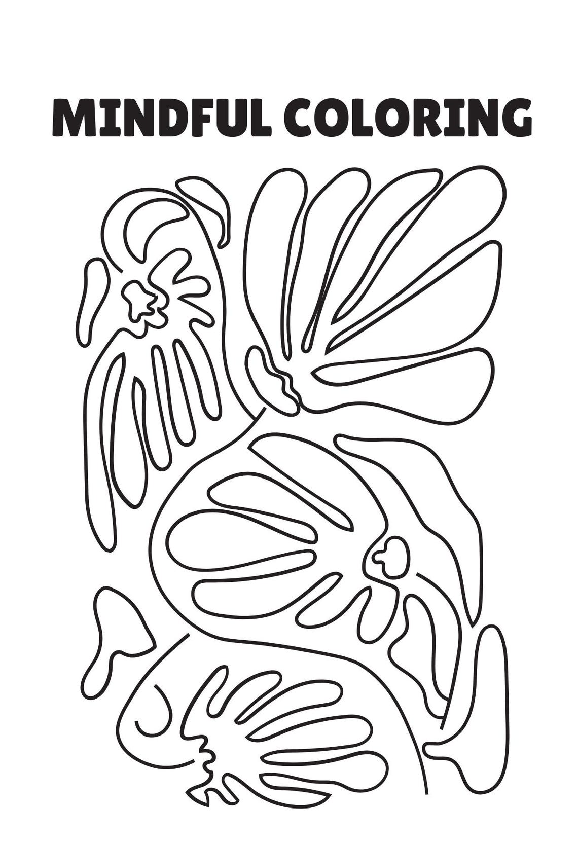 Mindful Coloring Pages – Printable Relaxation Activity for Kids ...