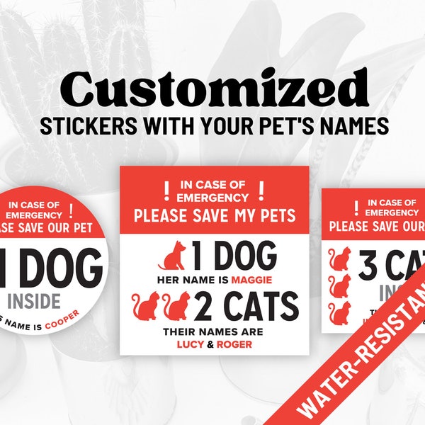 Pet Inside Sticker - Etsy