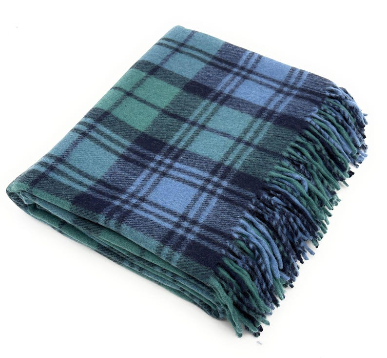Soft Wool Tartan Blanket – 70x60 Inches – Soft, Warm & Timeless ...