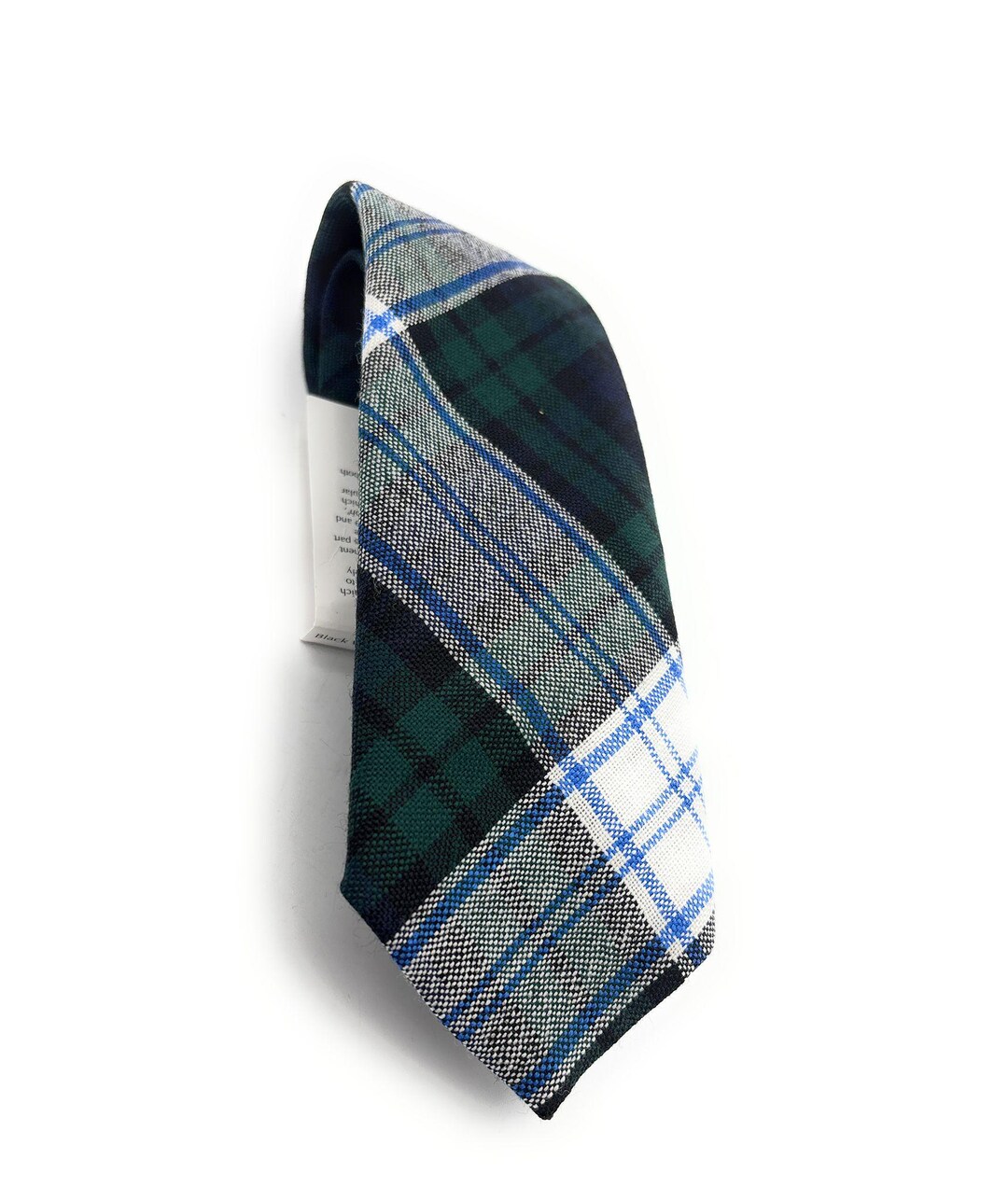 Pure Wool Scottish Tartan Tie | Men’s Slim & Classic Necktie-black ...