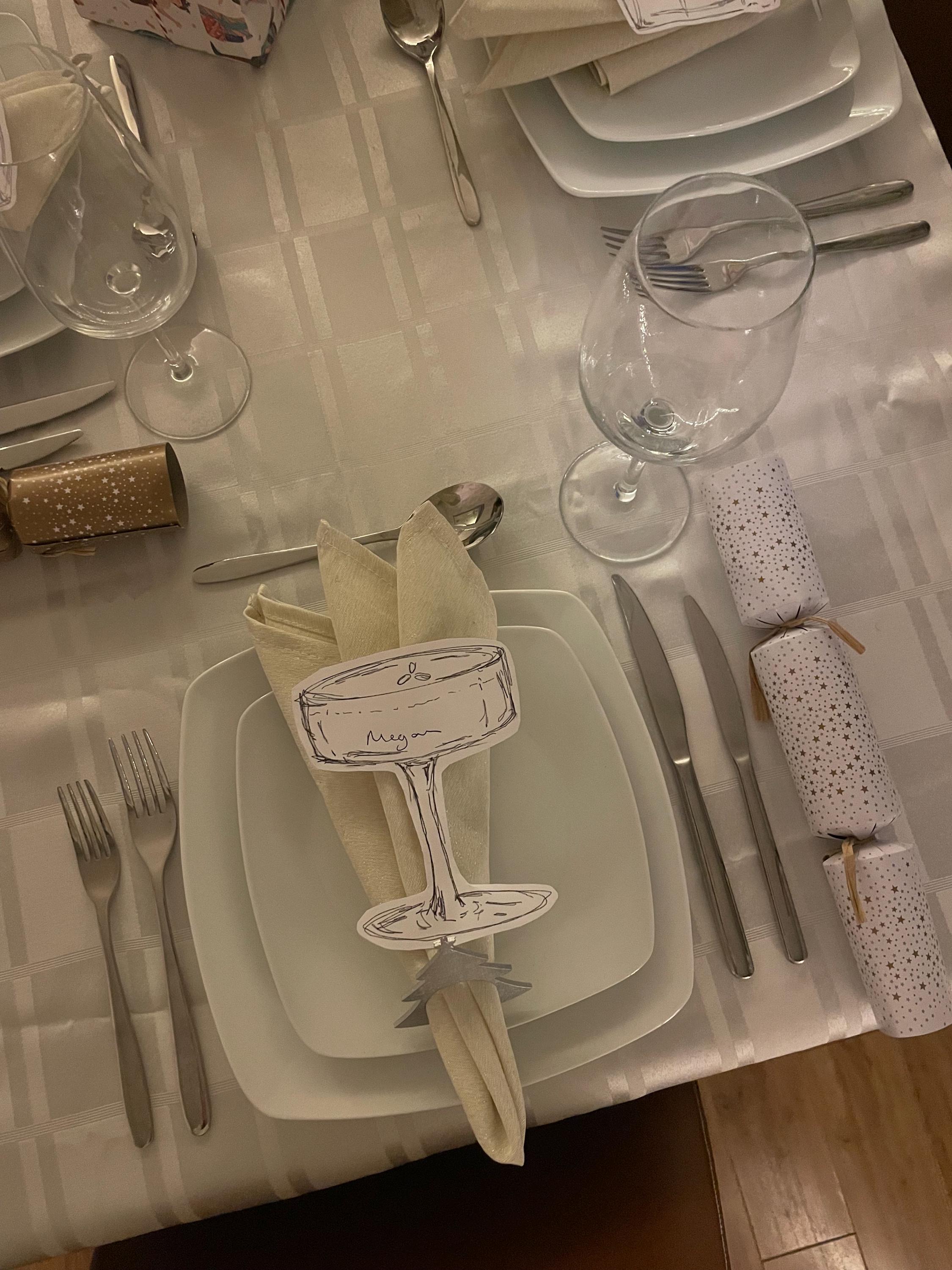 Custom Drink Glass Place Cards Table Settings – Hand-drawn Name Tags - Etsy