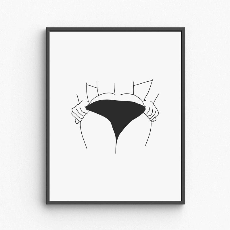 Sensual Art Print Sketch - Etsy